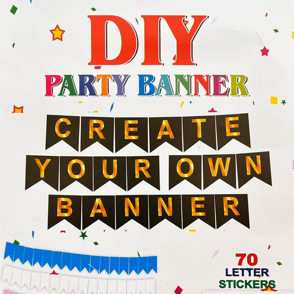 DIY Alphabets Customizable Name Banner – FUNZOOP