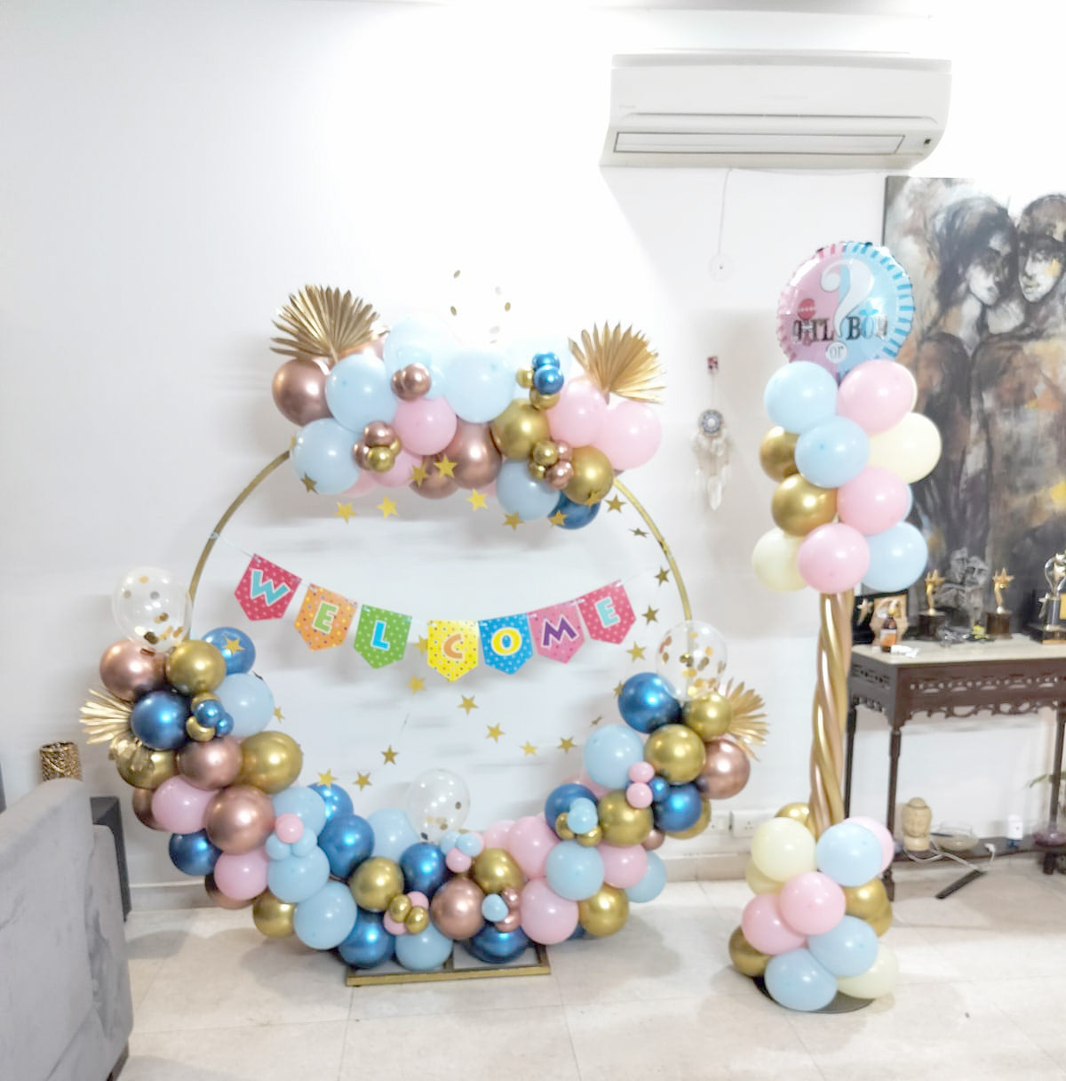 Baby Shower Baby Welcome setup [ BS11 ] – FUNZOOP