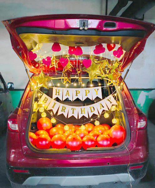 Romantic Car Boot Decor [ CD05 ] – FUNZOOP