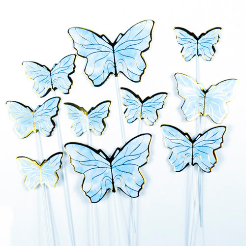 Butterflies Cake Topper Set | Party Cake Candles and Cake Toppers ...