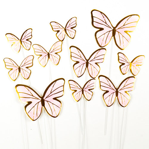 Butterflies Cake Topper Set | Party Cake Candles and Cake Toppers ...