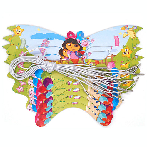 Dora Theme Paper Eye Masks [6 Nos] | Face & Eye Masks – FUNZOOP