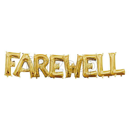 FAREWELL Foil Balloons Banner | Farewell Party Decorations and ...