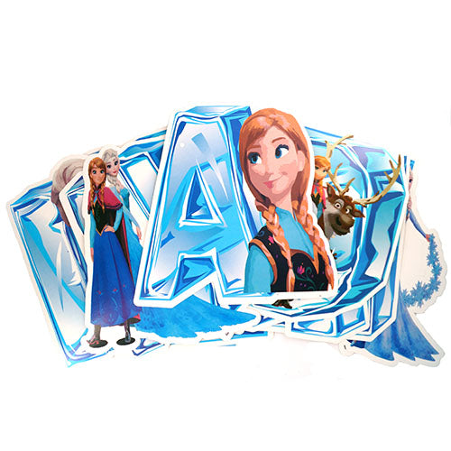 Frozen Characters Happy Birthday Wall Banner | Frozen Theme Party ...