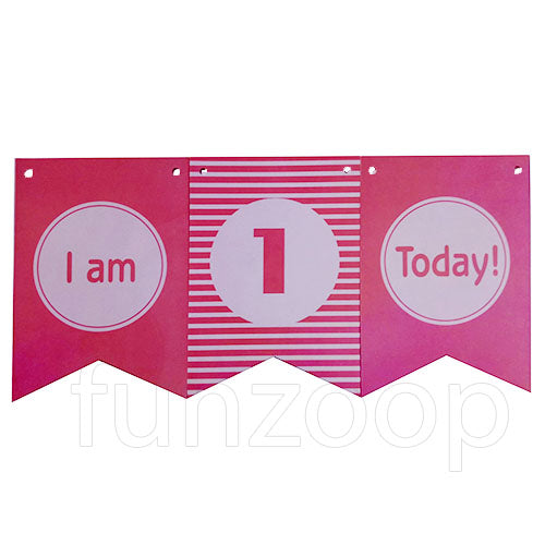 I Am One Today Wall Banner | Wall Banner | Funzoop – FUNZOOP