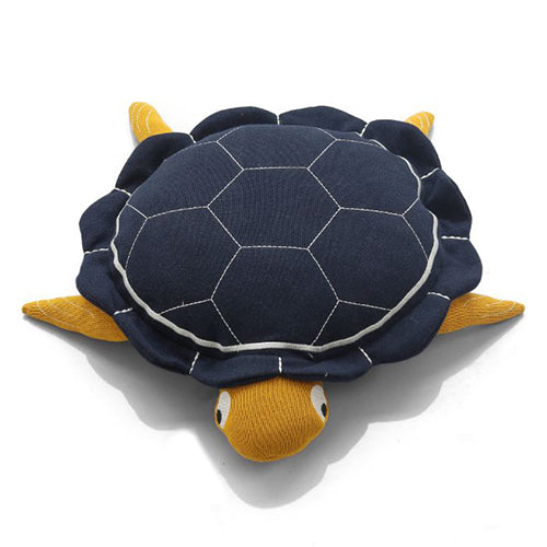 Mack the Tortoise (Navy Blue & Yellow) stuffed soft toy by Pluchi ...