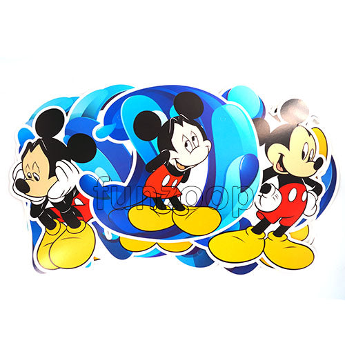 Mickey Mouse Characters Birthday Wall Banner | Mickey Mouse Theme ...